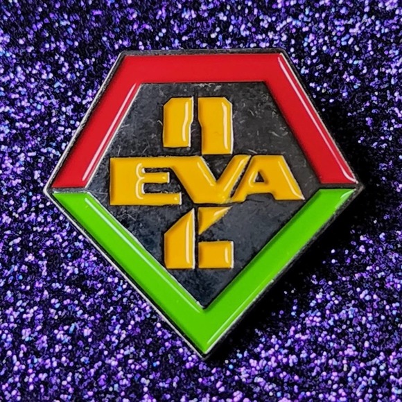 Boutique | Jewelry | 32 Evangelion Unit 02 Eva Sign Robot Anime Enamel ...